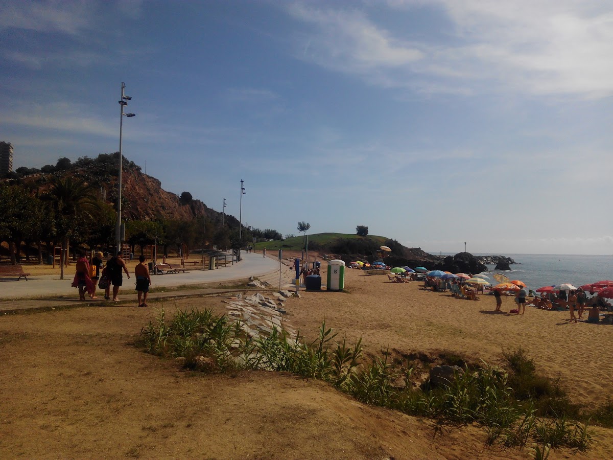 Playa Pla de Montgat en Montgat